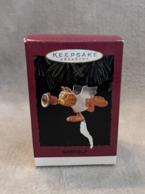 GARFIELD 1995 HALLMARK KEEPSAKE ORNAMENT NIB | eBay