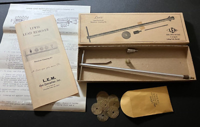 Vintage LEM Gun Specialties Lewis Lead Remover Revolver Cleaning Kit | eBay