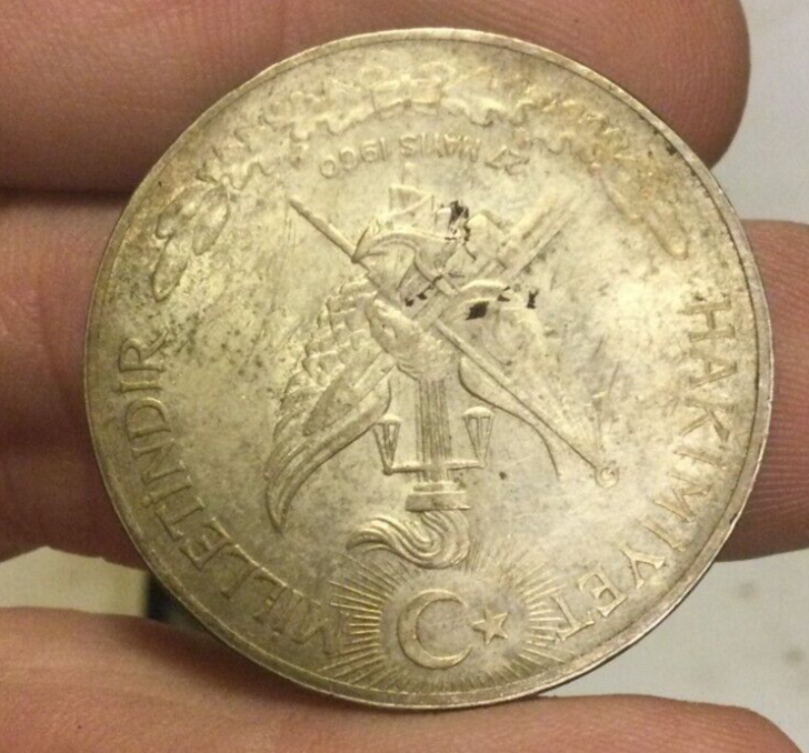 1960 Turkey 10 Lira Commemorative Silver Coin | eBay