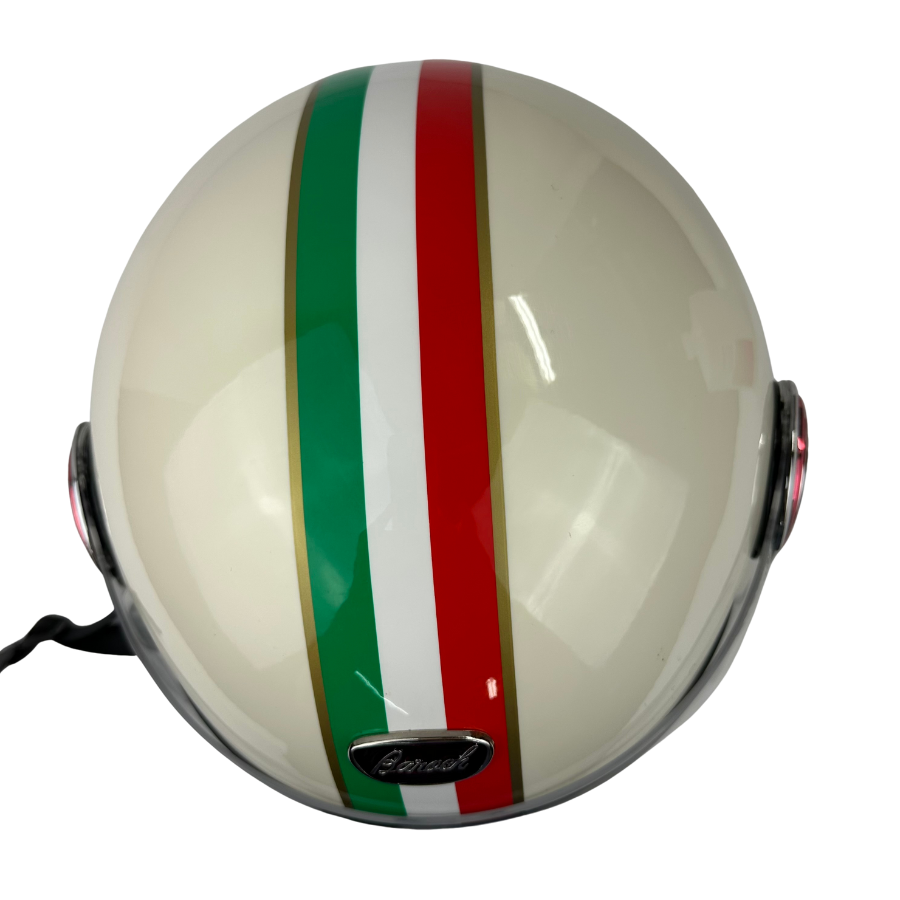 BEAN Motorcycle Helmet Red Green White Mickey XL Dust Bag Included | eBay