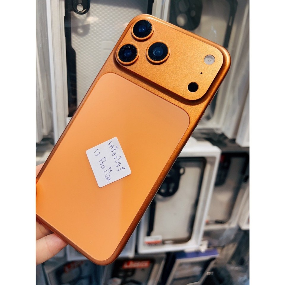 FAKE Dummy Display iPhone 17 Pro Max Orange Cell Phones Toy Model 1:1 ...