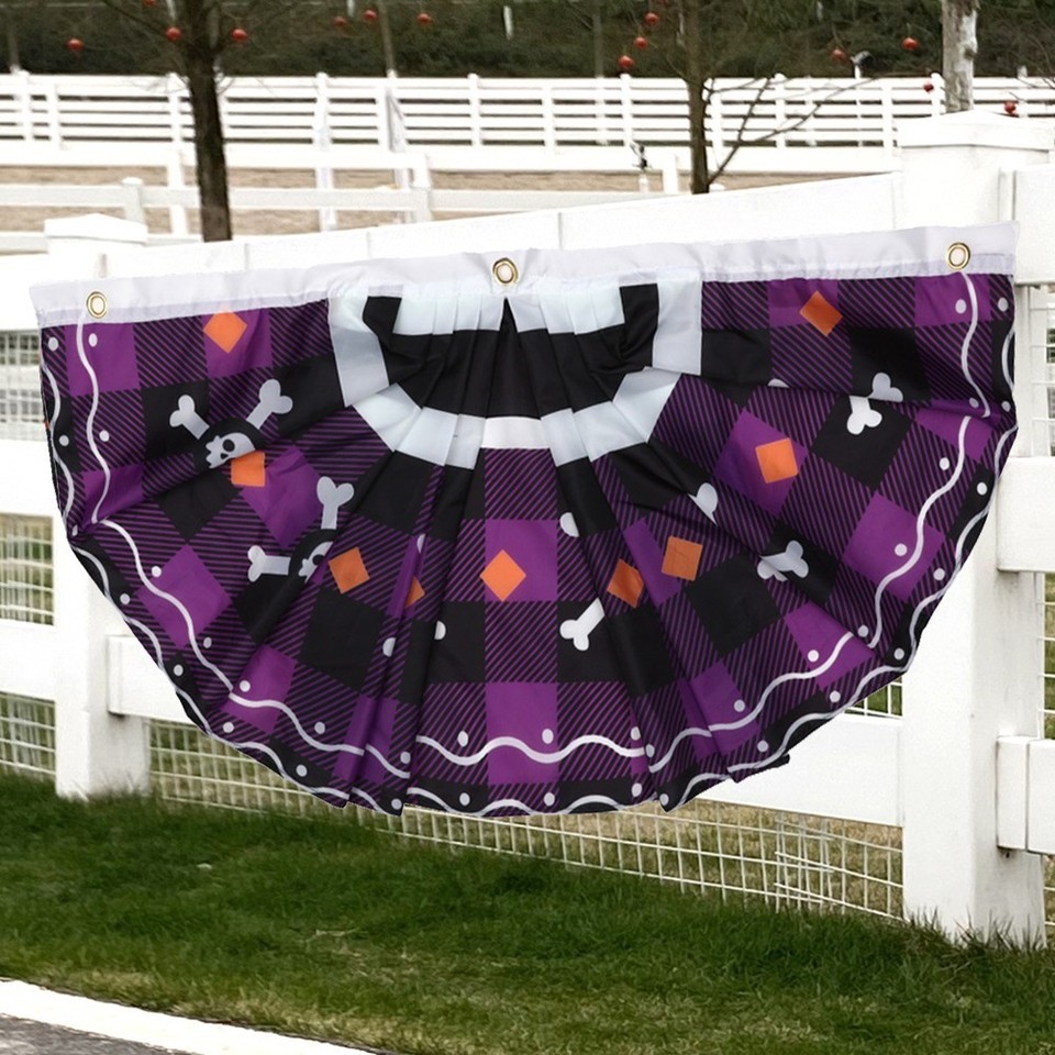Celebrate Halloween in Style with Classic Orange Black and Purple Flags ...