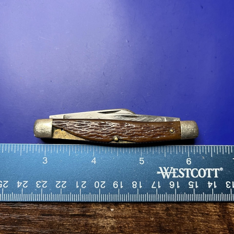 Vintage Queen Steel Stockman Folding Pocket Knife | eBay