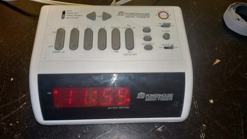 X-10 Powerhouse Mini-Timer Control Center Unit MT10A Programmable Timer ...
