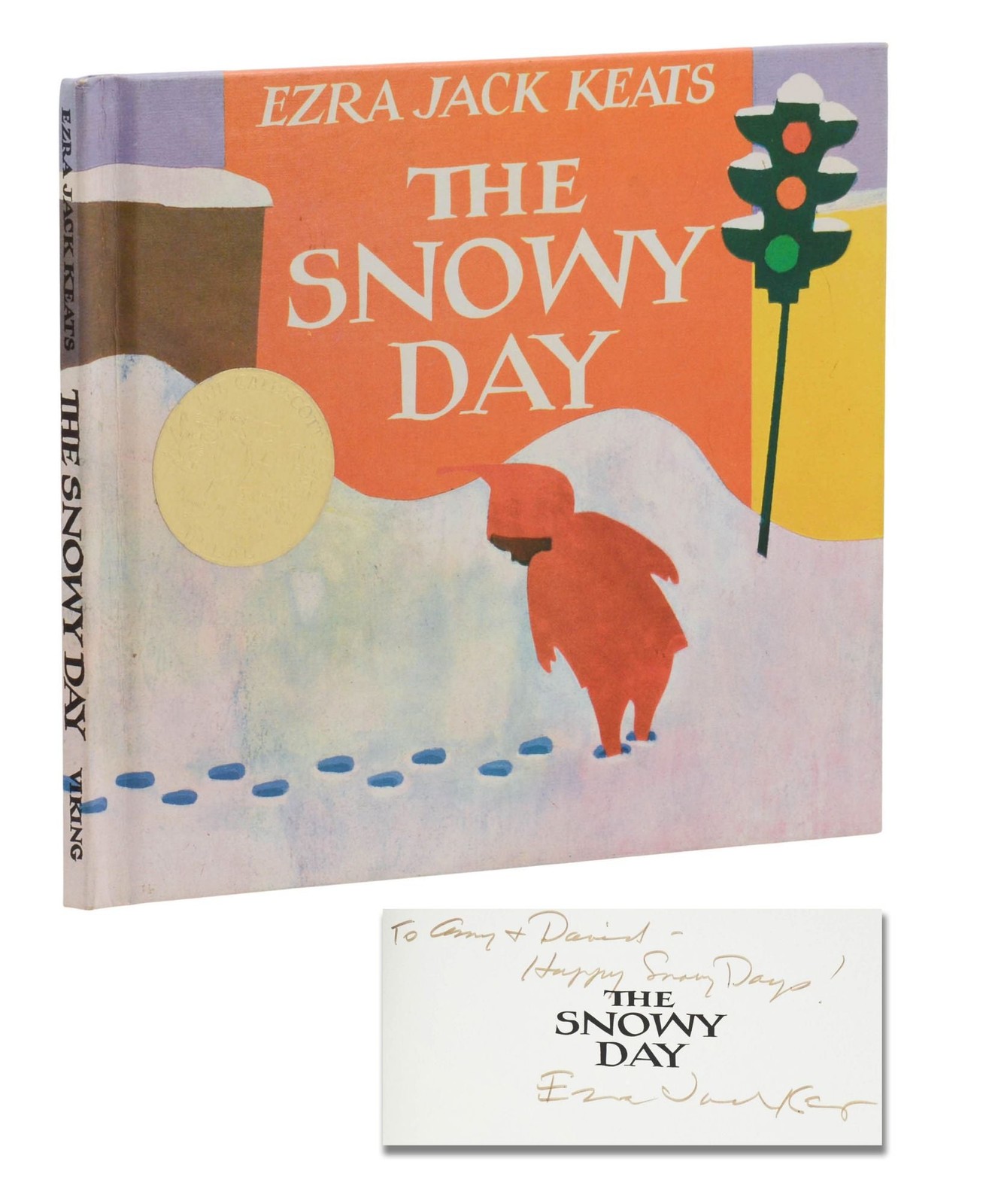 The Snowy Day ~ SIGNED by EZRA JACK KEATS ~ Later Printing ~ CALDECOTT ...