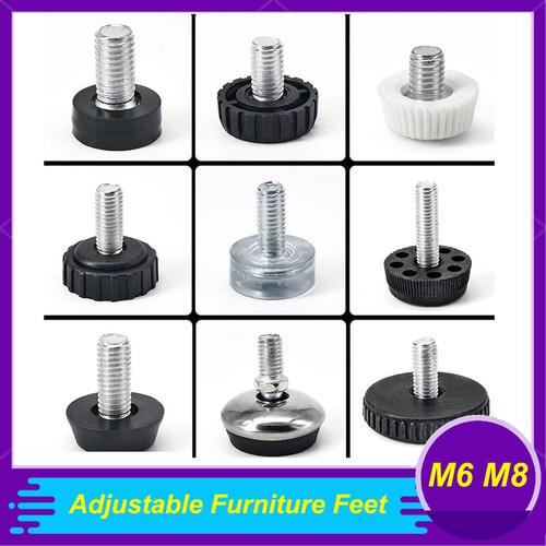 Adjustable Furniture Feet M6 M8 Screws Leveling Foot With Without ...