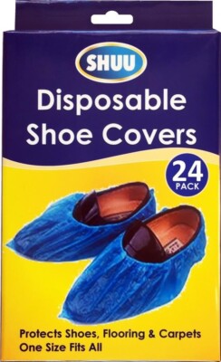 Shoe Protector Covers Waterproof Reusable Disposable Overshoes Blue ...