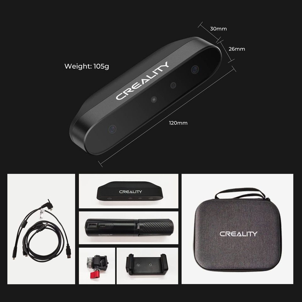 Creality 3D Scanner CR-Scan Ferret Handheld Scanner for 3D Printing and ...