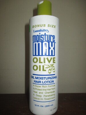 Lustrasilk Moisture Max Moisturizing Hair Lotion W Olive Oil 12 OZ | eBay