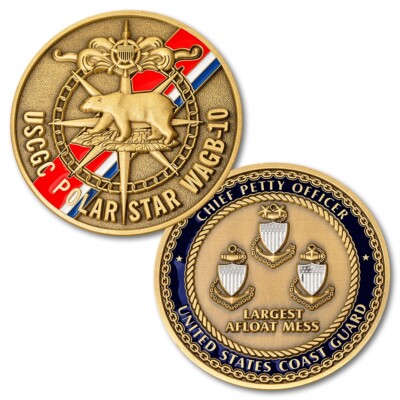 United States Coast Guard Cutter USCGC Polar Sta WAGB 10 CPO Mess ...