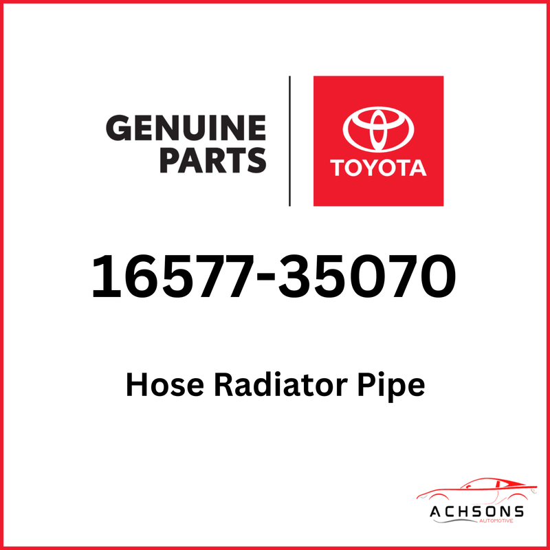 16577-35070 GENUINE TOYOTA 4Runner Pickup Hilux 22R 22RE Hose Radiator ...