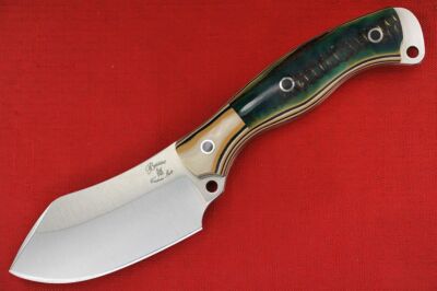 Busse Custom Mini MUK .161" Satin INFI Blade G-rexed Corn Cob/Maple ...