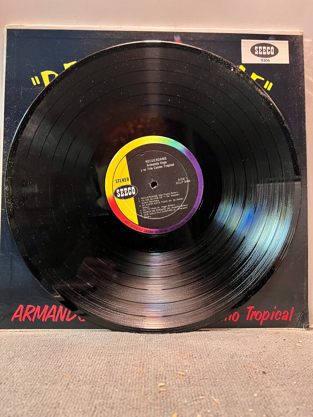 A37 Armando Vega: Recuerdame, Seeco Records SCLP 9306 - Latin Guaracha Ranchera | eBay