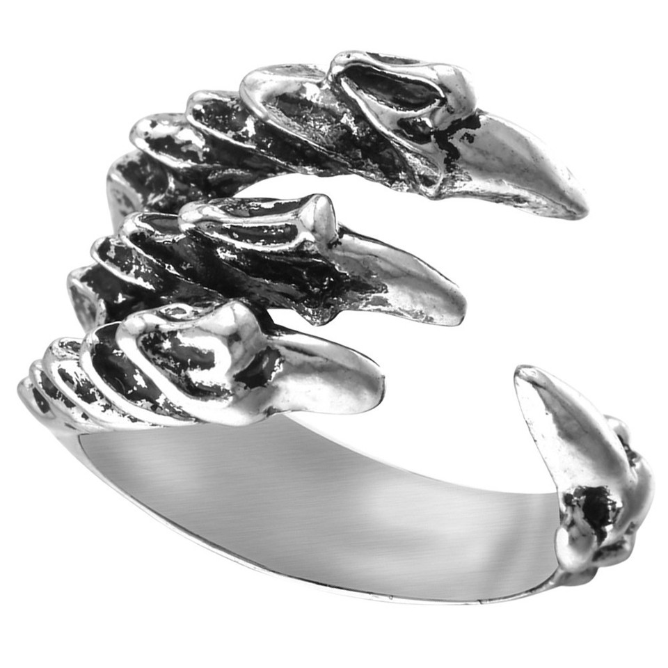 Men Ring Finger Ring Dragon Claw Open Finger Ring Ring Decoration ...