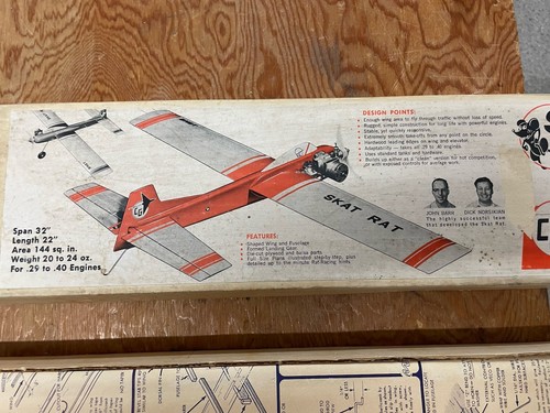 Carl Goldberg Scat Cat Control Line Rat Racing Airplane | eBay