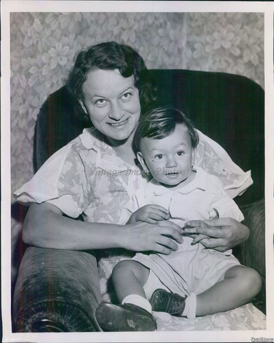 1933 Photo Mrs Bob Callahan Alias Lee D Murphy & Their Son Bobby Courts ...
