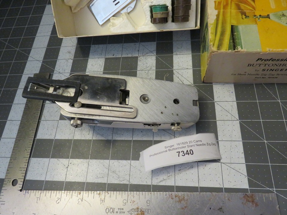 Singer Buttonholer / Monogrammer Sewing Attachment in Box Embroidery | eBay