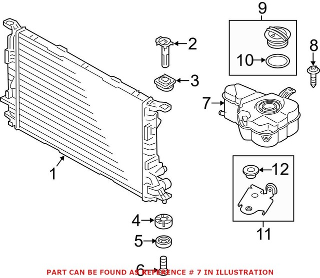 Coolant Reservoir 4H0121403G 2012 Audi A8l for sale online | eBay