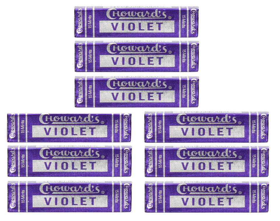 Chowards Violet Mints Candy Choose From -1-12 Count Floral Flavored | eBay