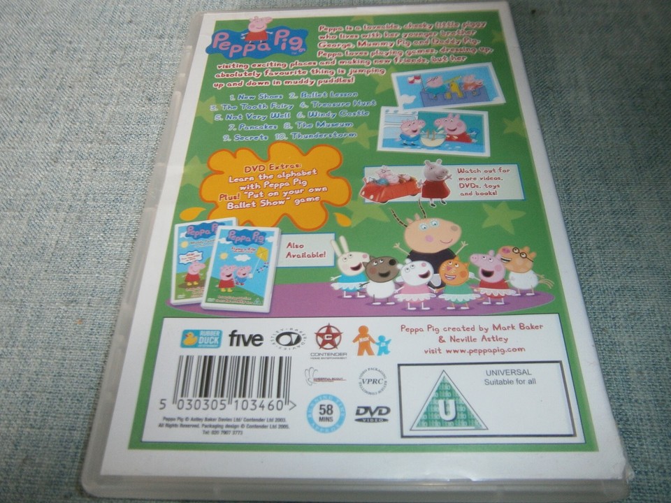 PEPPA PIG - NEW SHOES AND OTHER STORIES - DVD - 10 EPISODES | eBay