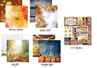 Glorious Autumn 12x12 Fall Scrapbook Papers and Stickers Set | eBay