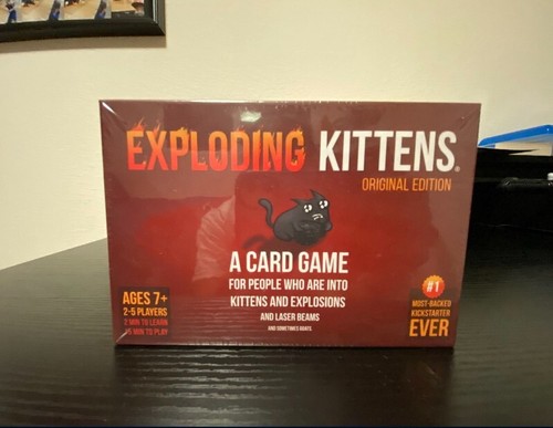 Exploding Kittens Card Game Original Edition New Sealed | eBay