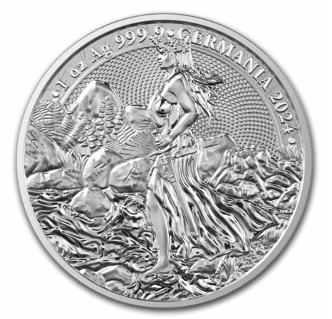 2024 Germania 1 oz Silver Round BU In Capsule Includes COA Low 15,000 ...