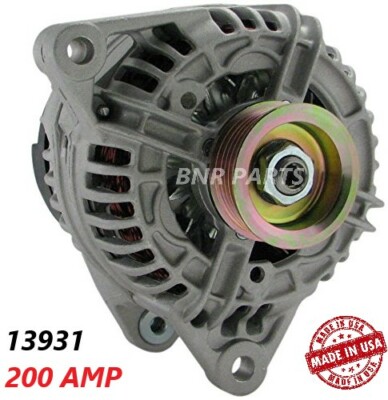 200 AMP 13931 Alternator Audi Volkswagen A4 Passat High Output ...