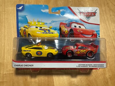 Disney Pixar Cars Charlie Checker & Lightning McQueen New 2019 | eBay