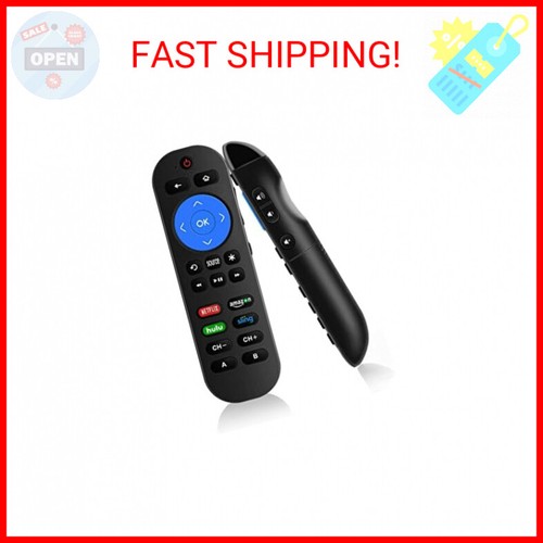 Programmed Remote for Roku Remote Replacement with Volume Key - All in ...