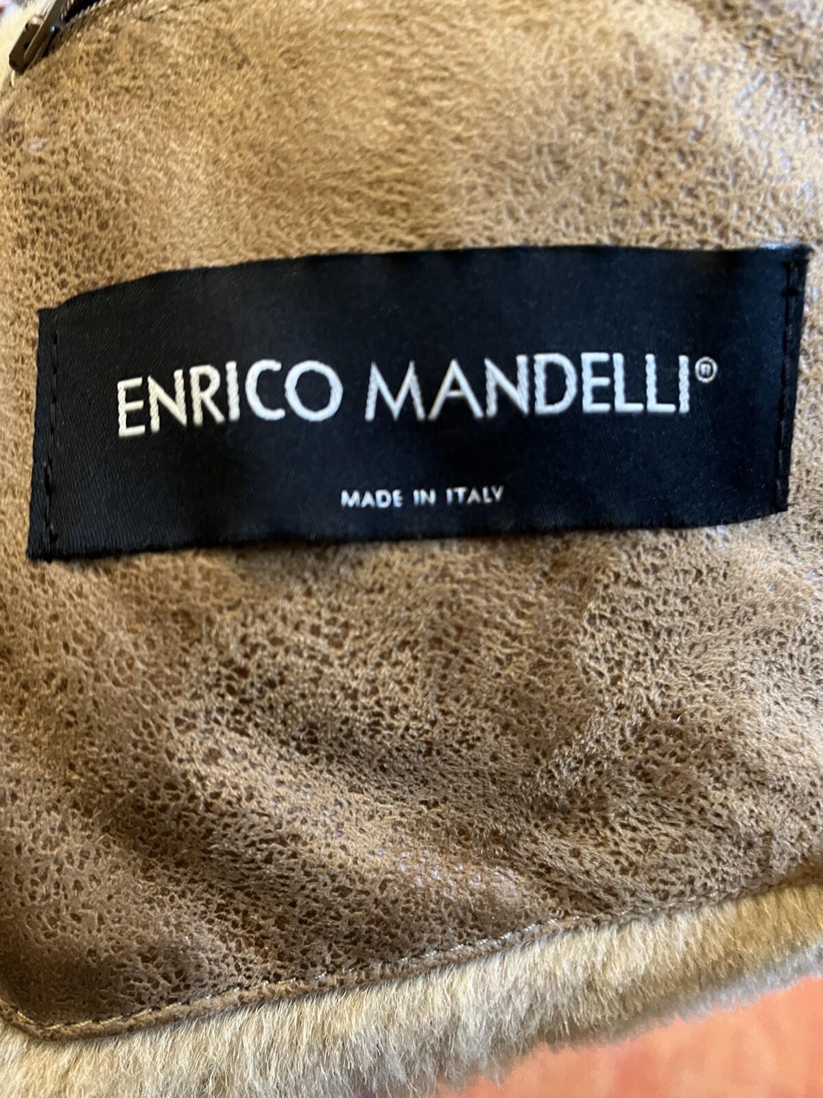ENRICO MANDELLI SHEEPSKIN COAT SIZE XL, ITALIAN LUXURY | eBay