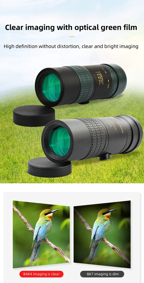 10-300X Zoom High Definition Powerful Binocular Telescope Remote ...