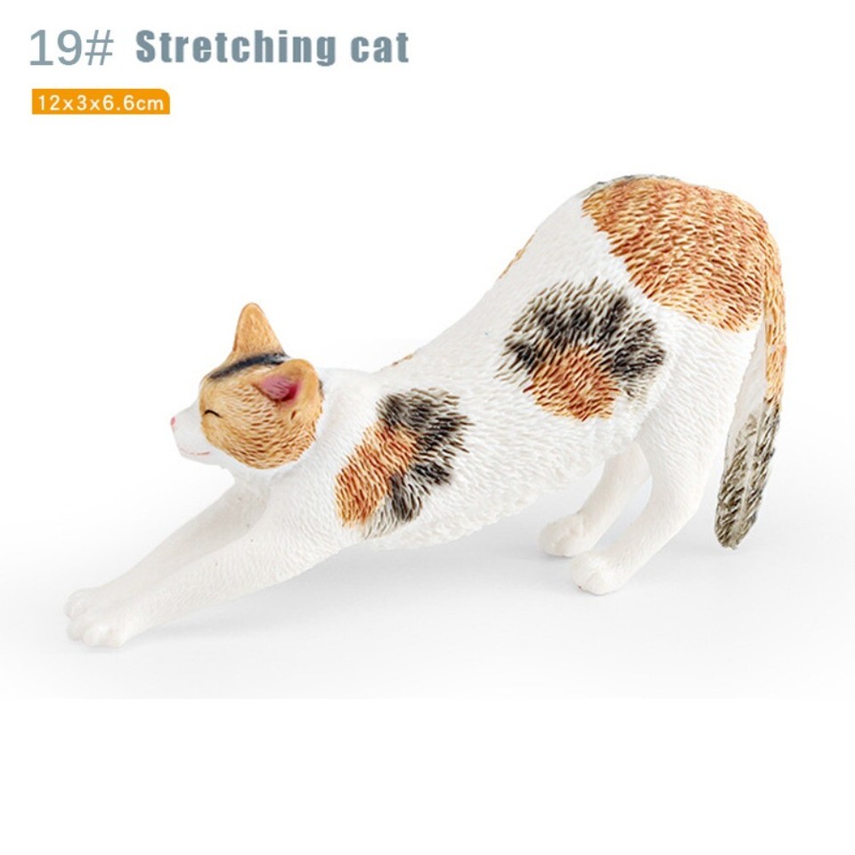 PVC Simulation Cat Model Cat Action Figures Kids Doll Toy | eBay