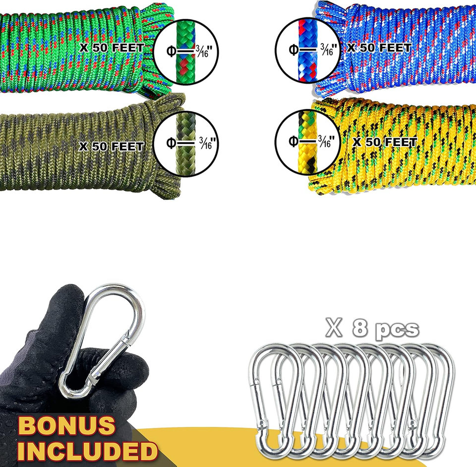 Diamond Braided Polypropylene Rope with UV Treatment and Weather ...