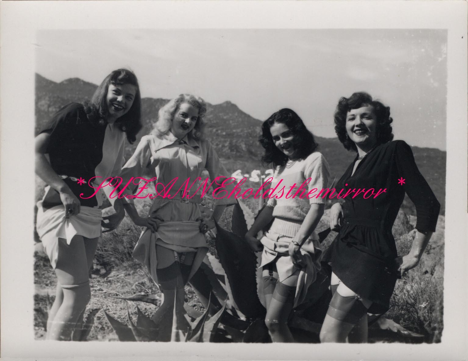 VINTAGE ORIGINAL ELMER BATTERS 6 CONTACT PHOTOS SEXY NUDE GIRL ...