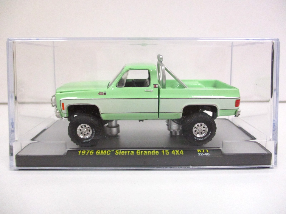M2 MACHINES - 1976 GMC SIERRA GRANDE 15 K/10 4X4 PICKUP TRUCK SQUARE ...