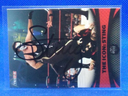 AUTOGRAPH Sting 2009 TriStar TNA THE ICON: STING #68 | eBay