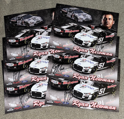 Ryan Newman Signed 2023 Jacob Darlington Postcard Hero Card NASCAR Auto ...