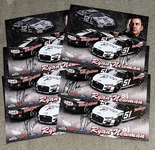Ryan Newman Signed 2023 Jacob Darlington Postcard Hero Card NASCAR Auto ...