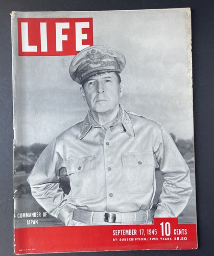 Life Magazine September 17, 1945 "Commander of Japan" Perry’s Mission ...