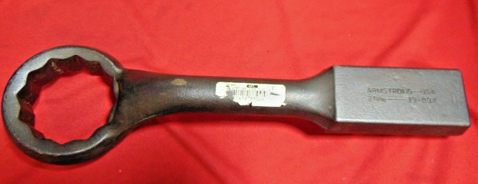 33-094 2-15/16" 12 Point Offset Striking Face Box Wrench Armstrong 16 ...