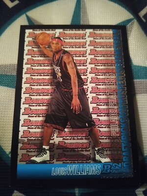 2005-06 LOU WILLIAMS BOWMAN NBA ROOKIE CARD RC #135 PHILADELPHIA 76ERS ...