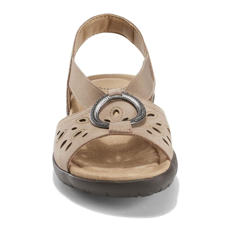 Earth Origins Women's Leather Sandals Beige, Size 9W | eBay