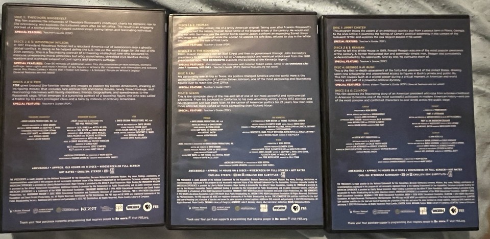 PBS The Presidents 3 DVD Collection | eBay