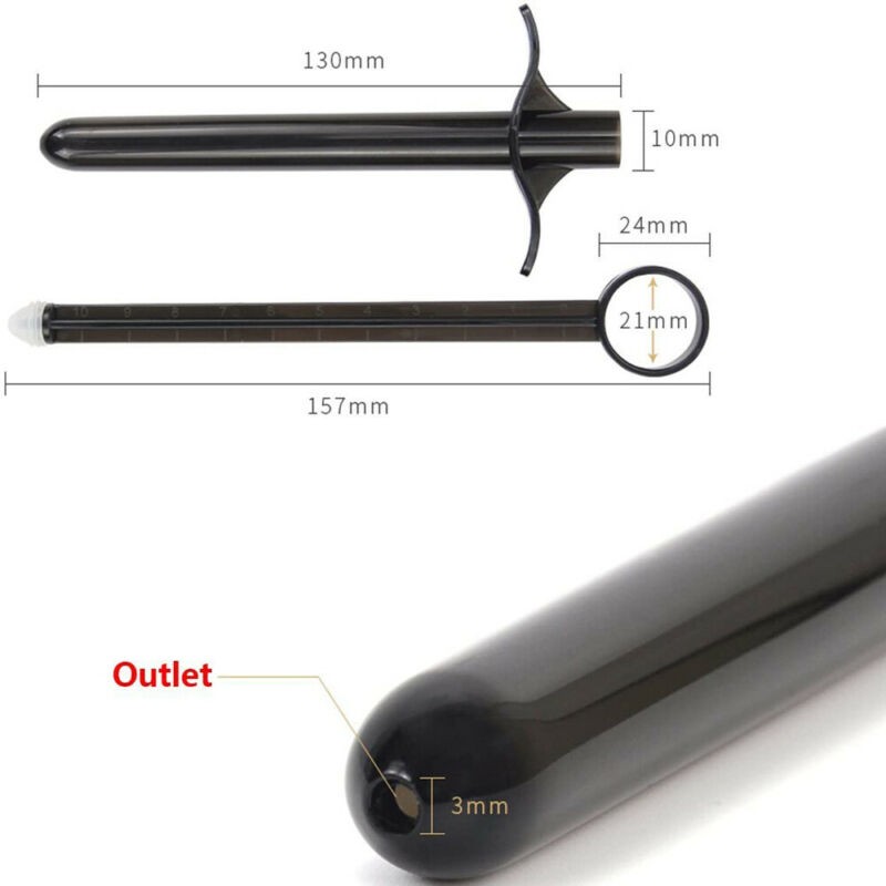 Anal Injector Tube Lubricant Lube Shooter Launcher Syringe Applicator ...