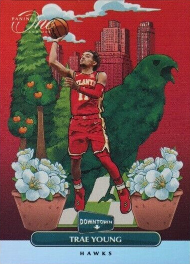 2020-21 Panini One and One - Downtown #8 Trae Young for sale online | eBay