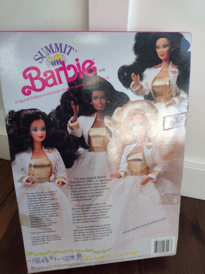 Vintage Summit Barbie 1990 New in Box Sealed 1st Annual Special Edition ...