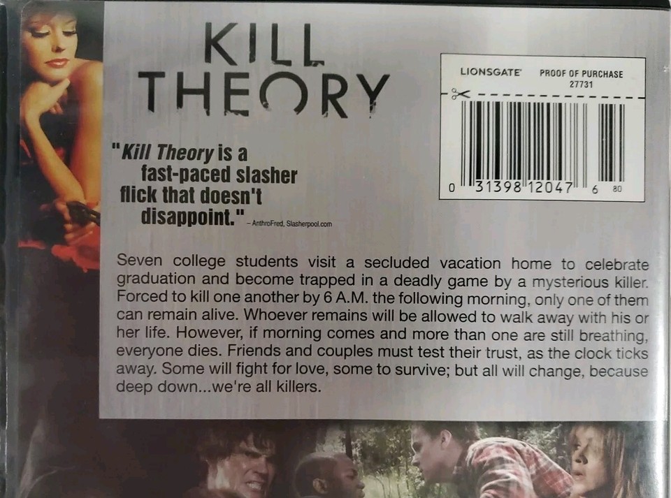 Kill Theory (DVD 2009 After Dark Horrorfest 4) Horror OOP HTF Slasher ...
