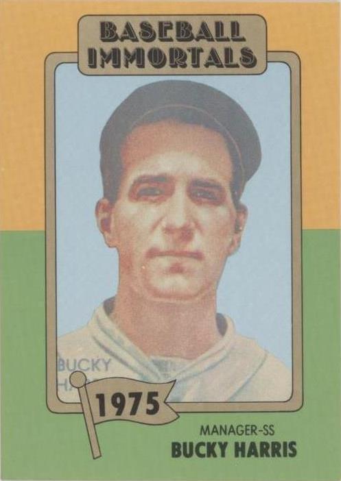1980-87 SSPC Baseball Immortals - Bucky Harris #148 for sale online | eBay