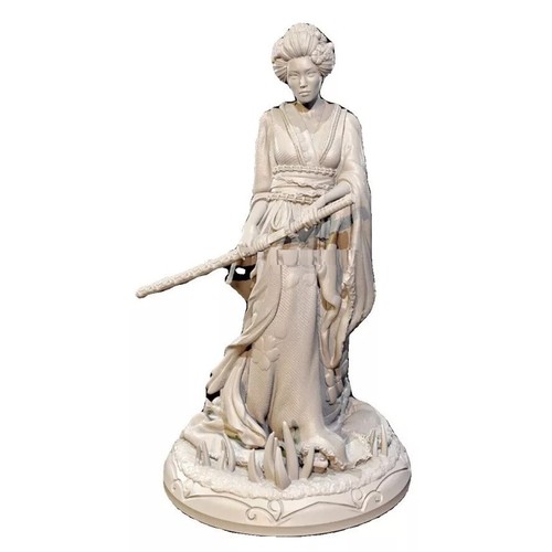 1/24 75mm Resin 3D Figure Model Kit Sexy Girl Japanese Katana Warrior ...